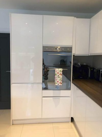Benchmarx Soho White Gloss Handless Kitchen & Island - 3831180