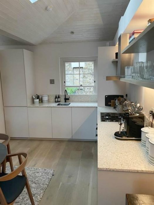 New Matt White Handless Kitchen with Siemens & Miele Appliances ...
