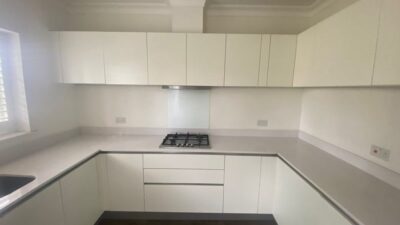 Hacker Modern Matt White Handless Channel Rail Kitchen - 3831833