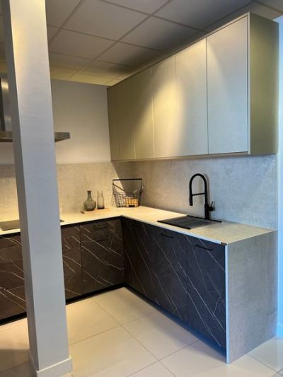 Ex Display Mobalpa Luxe Line Dark Pulpis Grain Kitchen - 3831872