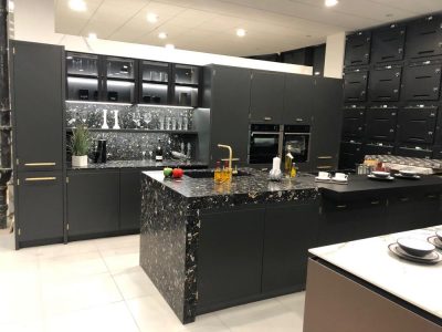 Ex Display Miton Anuba Matt Lacquer Anthracite Kitchen & Island - Neff ...