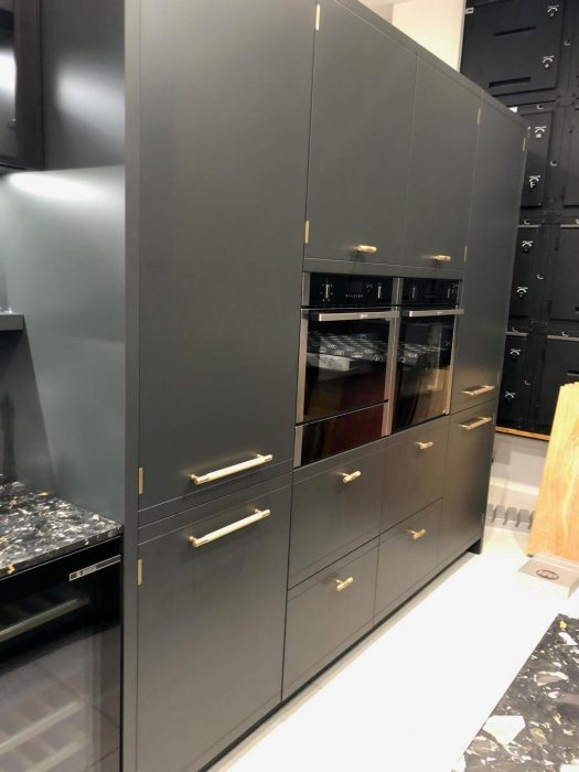 Ex Display Miton Anuba Matt Lacquer Anthracite Kitchen & Island - Neff ...
