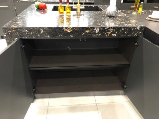 Ex Display Miton Anuba Matt Lacquer Anthracite Kitchen & Island - Neff ...