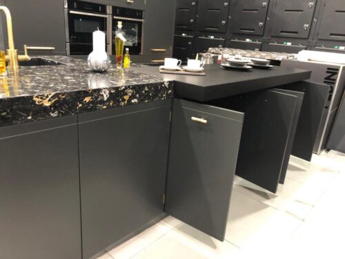 Ex Display Miton Anuba Matt Lacquer Anthracite Kitchen & Island - Neff ...