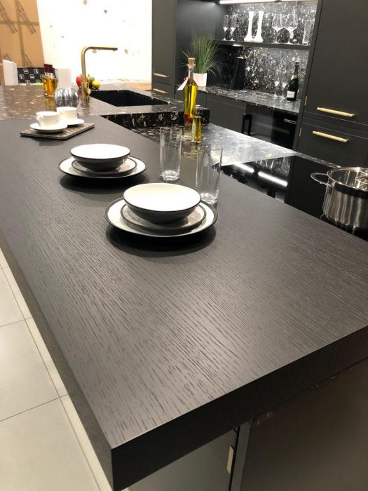 Ex Display Miton Anuba Matt Lacquer Anthracite Kitchen & Island - Neff ...