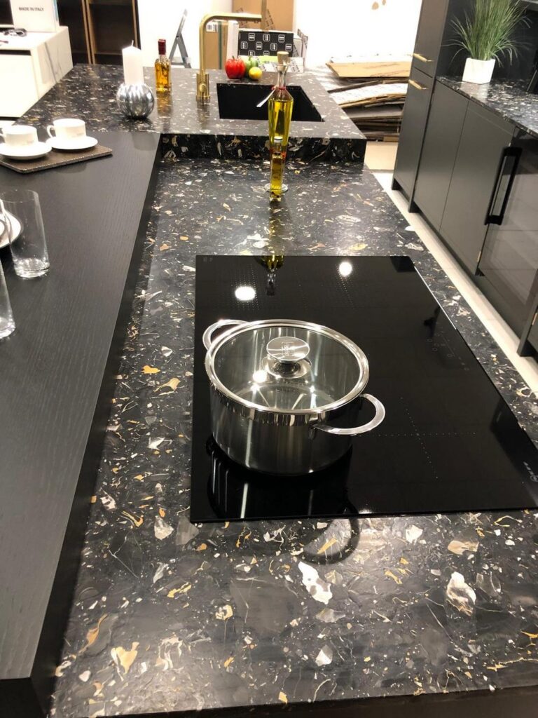 Ex Display Miton Anuba Matt Lacquer Anthracite Kitchen & Island - Neff ...