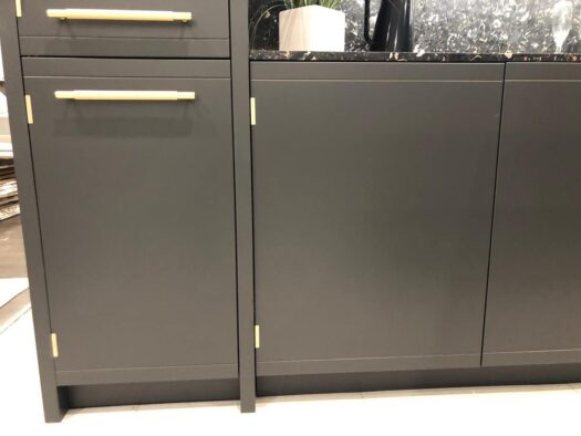 Ex Display Miton Anuba Matt Lacquer Anthracite Kitchen & Island - Neff ...