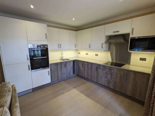 John Lewis Modern Buttercream & Weathered Oak Kitchen - 3832082
