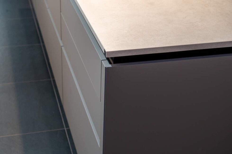 Ex Display Schmidt Pocket Door Arcos Clay Nano Supermatt Kitchen ...