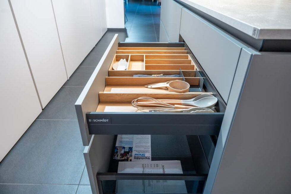 Ex Display Schmidt Pocket Door Arcos Clay Nano Supermatt Kitchen ...