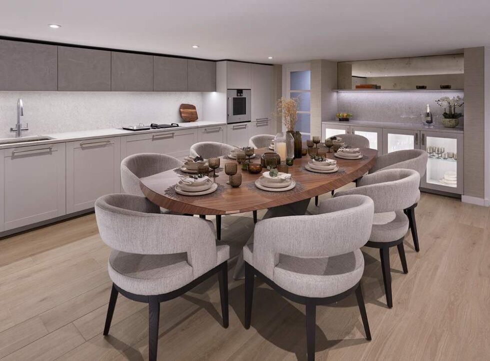 Ex Display Luxury Poggenpohl Ash Opal Grey Velvet Matt Kitchen ...