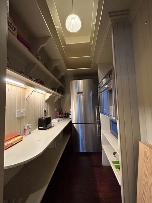 Bespoke Stone Grey Dovetail Joint Kitchen – Brittania Liebherr ...