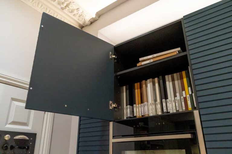 Ex Display Schuller Modena Scala Ash Nordic - Deep Blue Kitchen ...