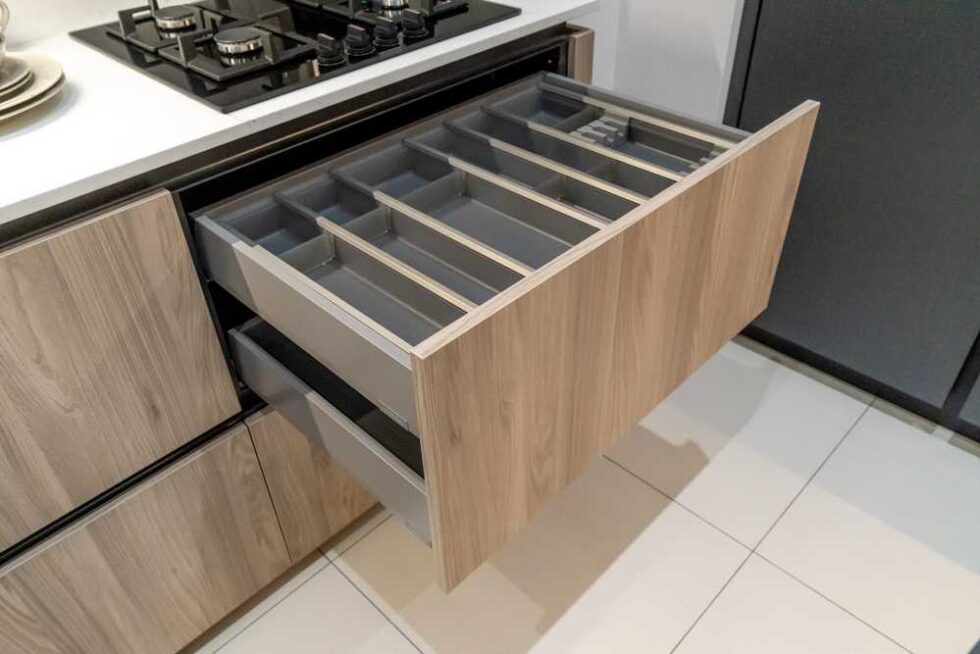 Ex Display Schuller Modena Scala Ash Nordic - Deep Blue Kitchen ...